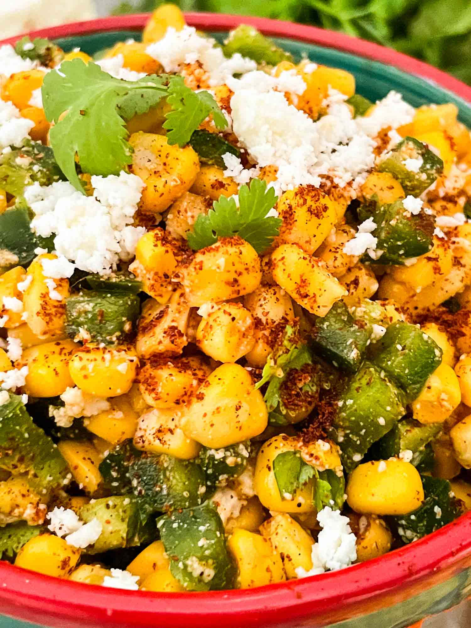 Mexican Street Corn Salsa (Esquites) - Three Olives Branch