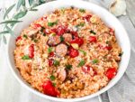 Roasted Tomato and Sausage Risotto - Three Olives Branch