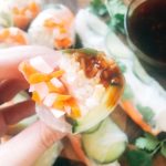 Vietnamese Vegan Banh Mi Spring Rolls - Three Olives Branch