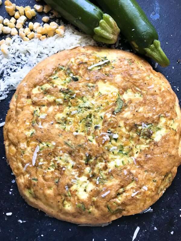 Vegetarian Zucchini Corn Frittata - Three Olives Branch