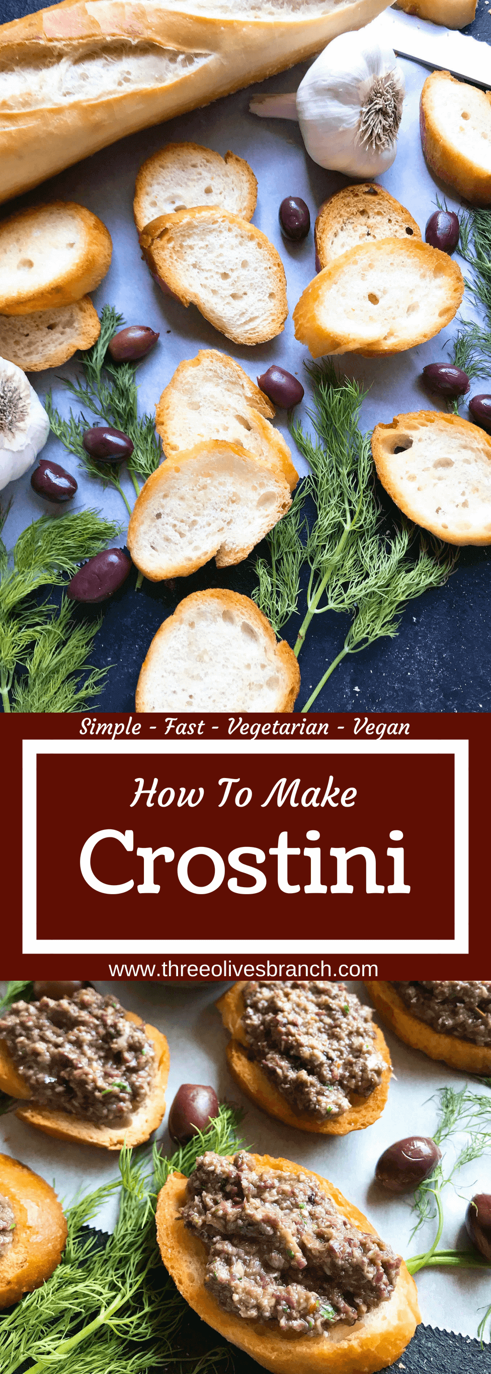 How To Make Crostini - Three Olives Branch