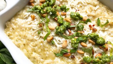 Risotto al Limone (Lemon Risotto) - Three Olives Branch
