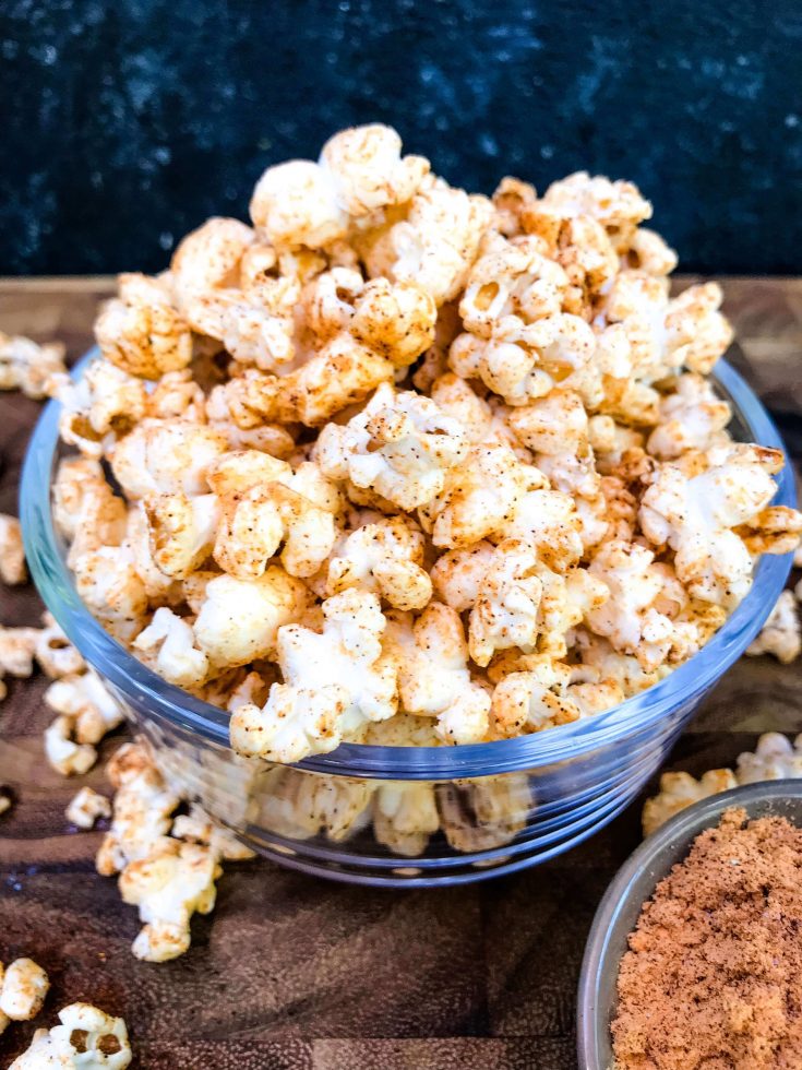 Homemade Chipotle Cheddar Popcorn - Three Olives Branch