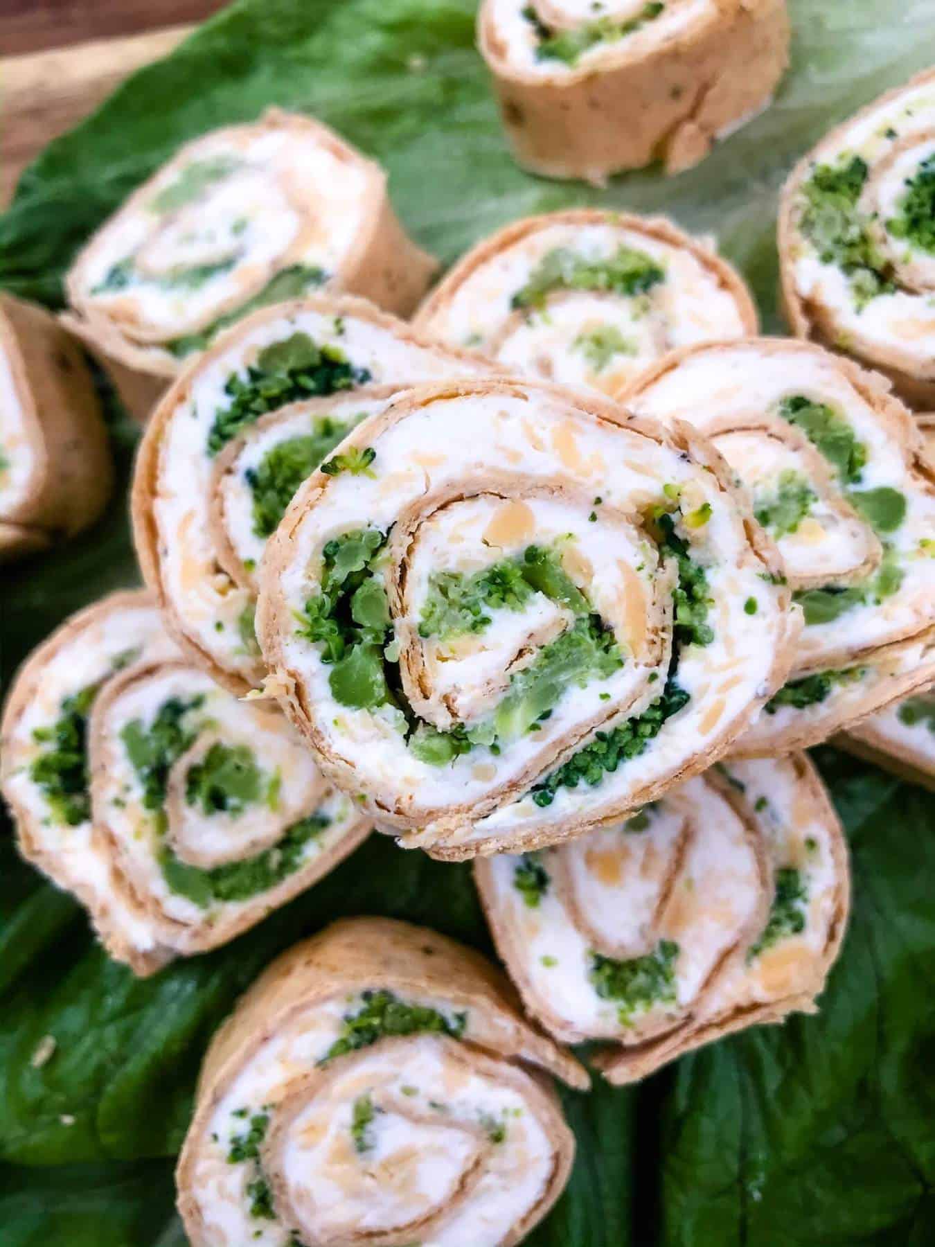 Broccoli Cheddar Pinwheels - Three Olives Branch
