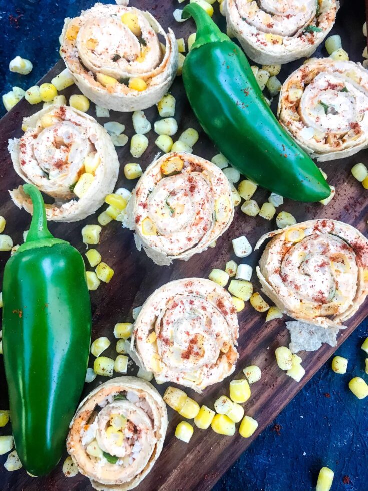 Mexican Street Corn Pinwheels - Three Olives Branch