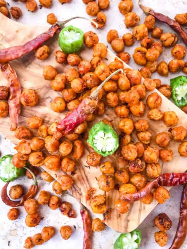 Cajun Roasted Chickpeas - Three Olives Branch