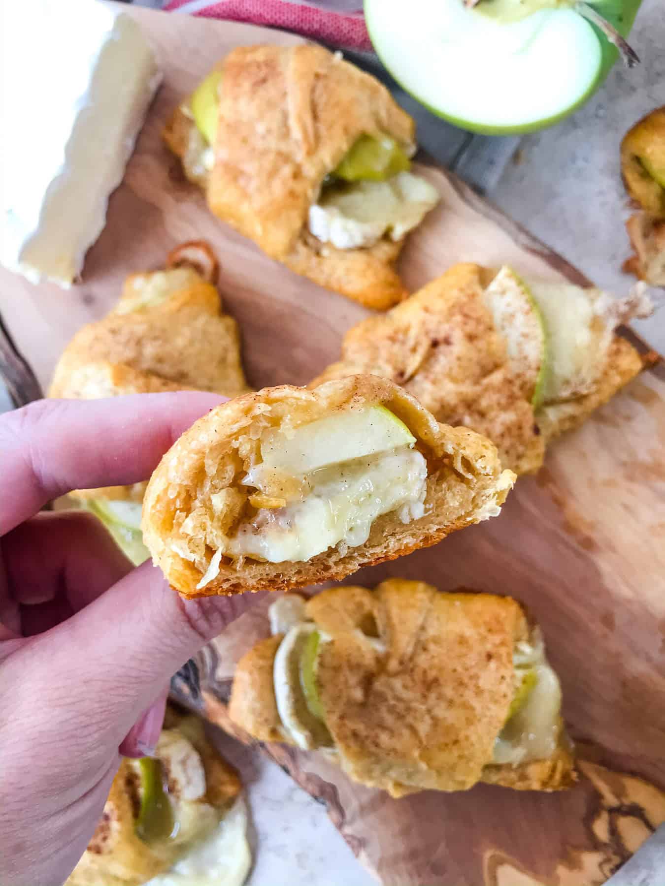 Cinnamon Apple Brie Crescent Rolls - Three Olives Branch