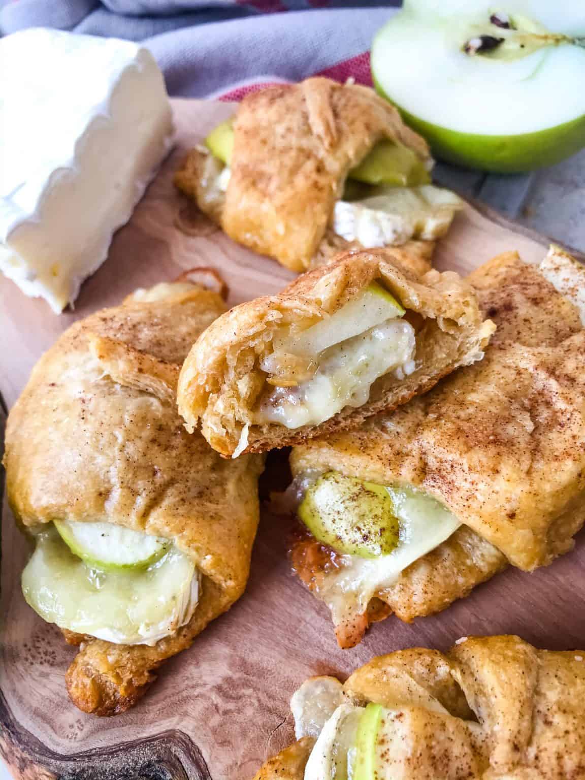 Cinnamon Apple Brie Crescent Rolls - Three Olives Branch
