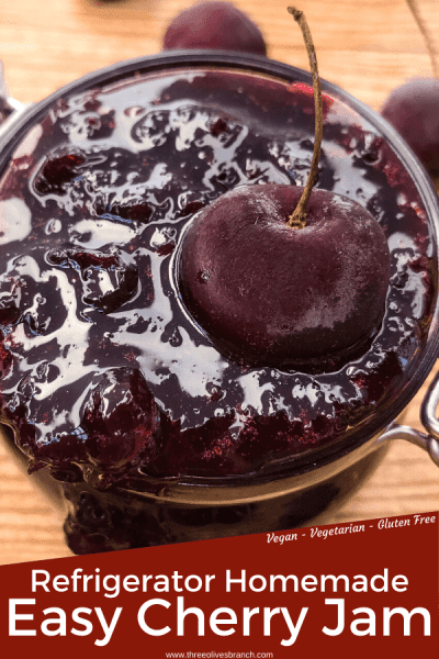 Homemade Cherry Jam Recipe - Three Olives Branch