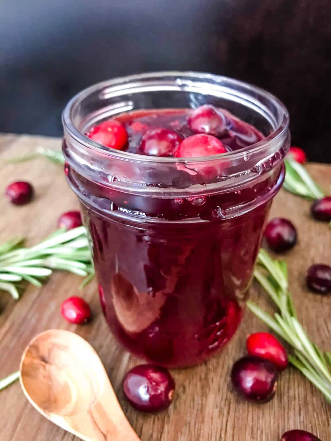 Cranberry Simple Syrup Recipe - Three Olives Branch