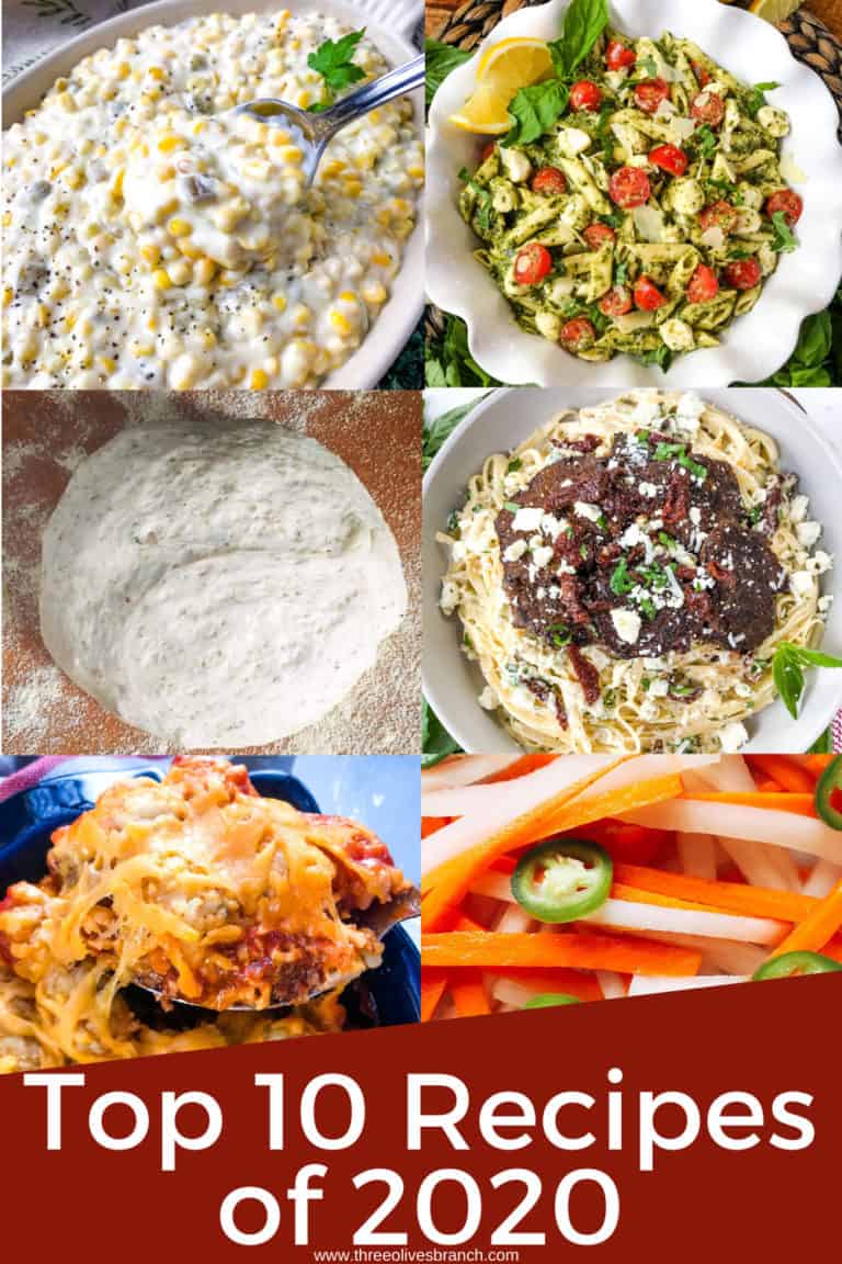 Top 10 Recipes of 2020 - Three Olives Branch