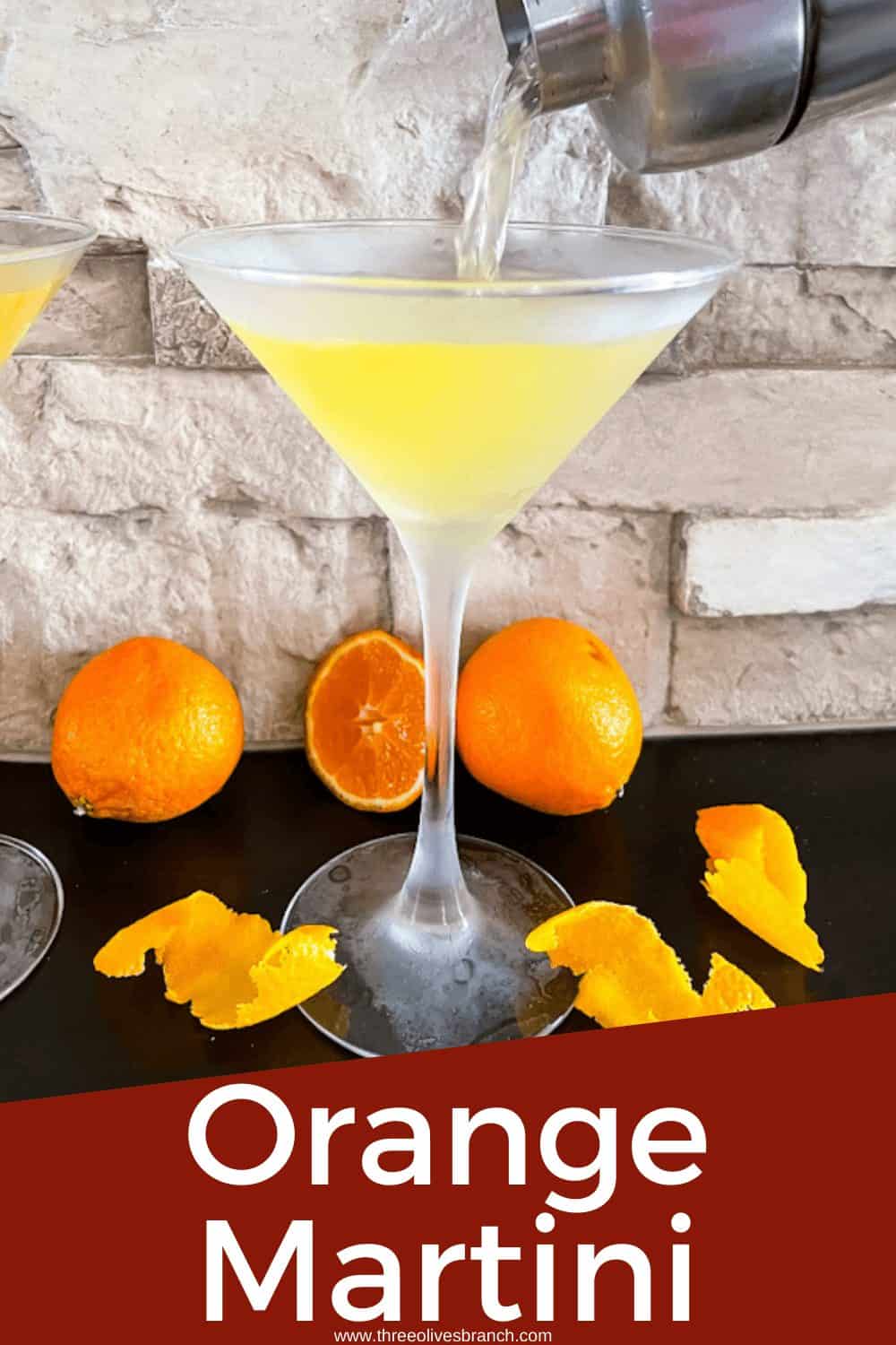 Orange Martini - Three Olives Branch