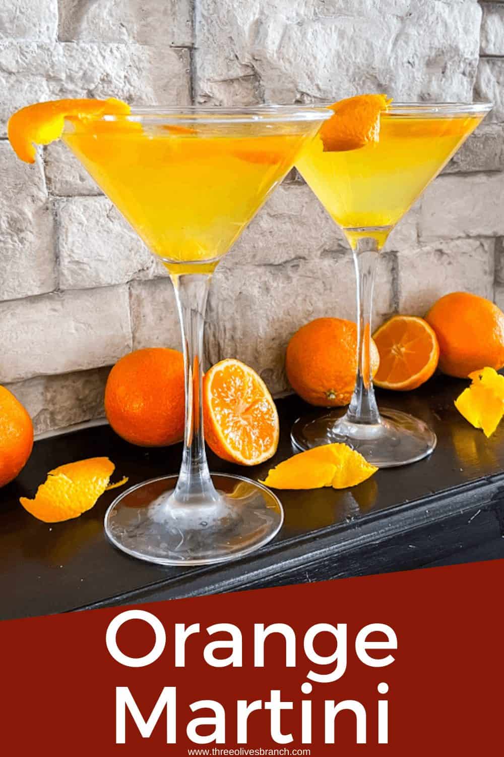 Orange Martini - Three Olives Branch
