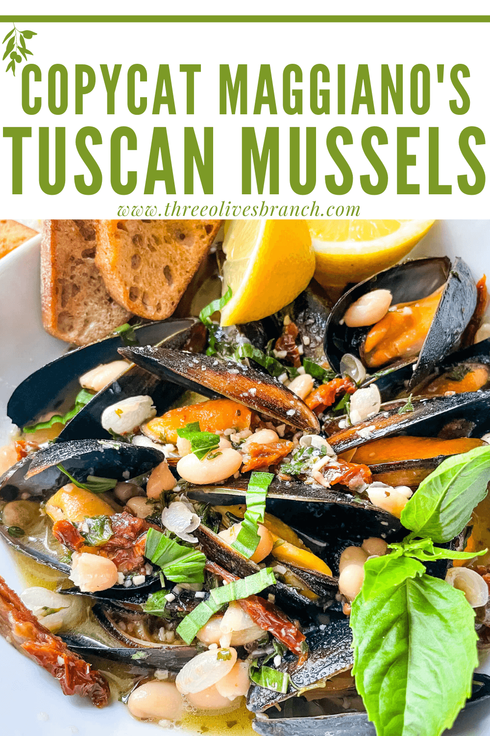 Copycat Maggiano's Tuscan Mussels - Three Olives Branch