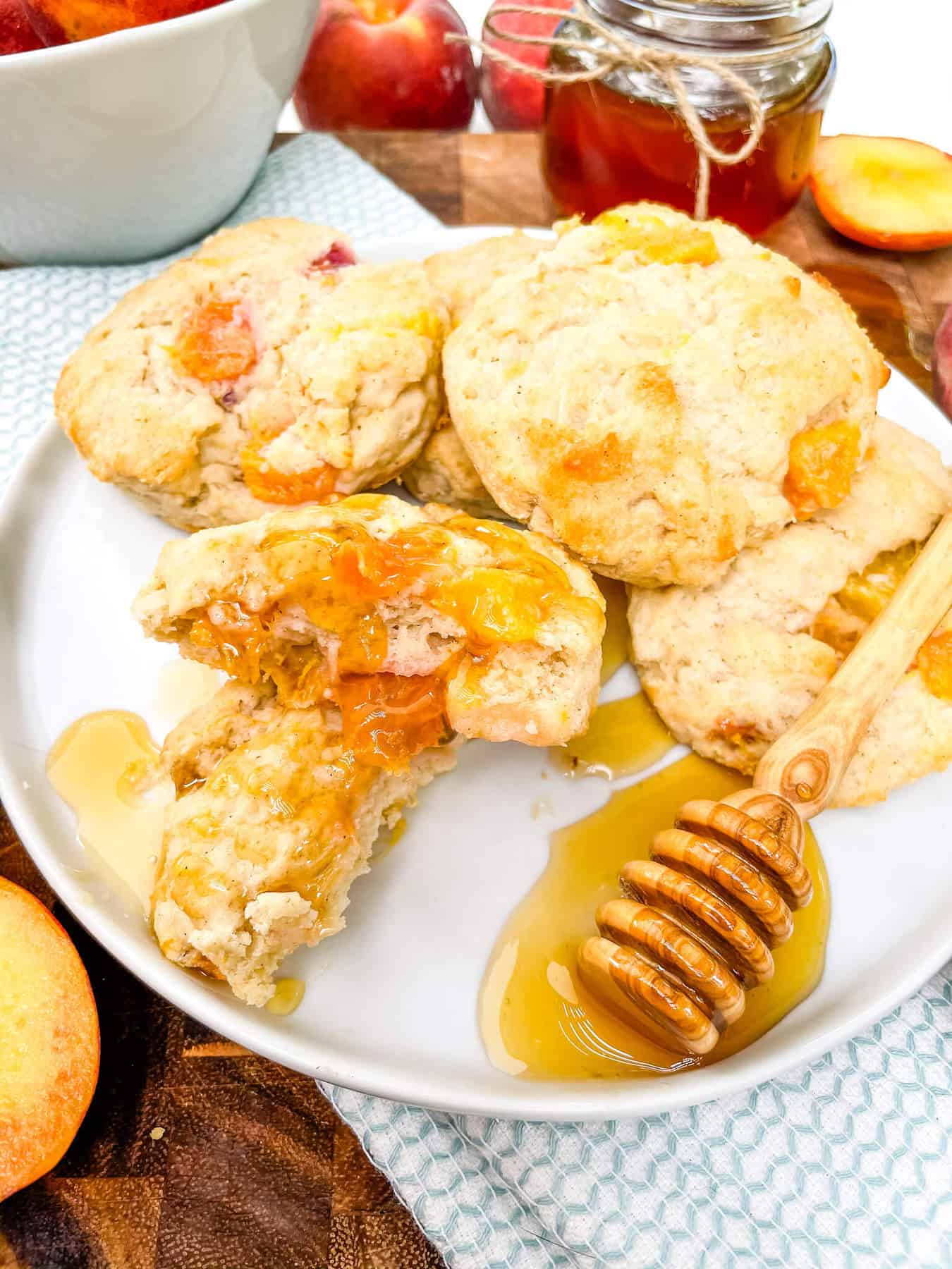 Peach Scones - Three Olives Branch