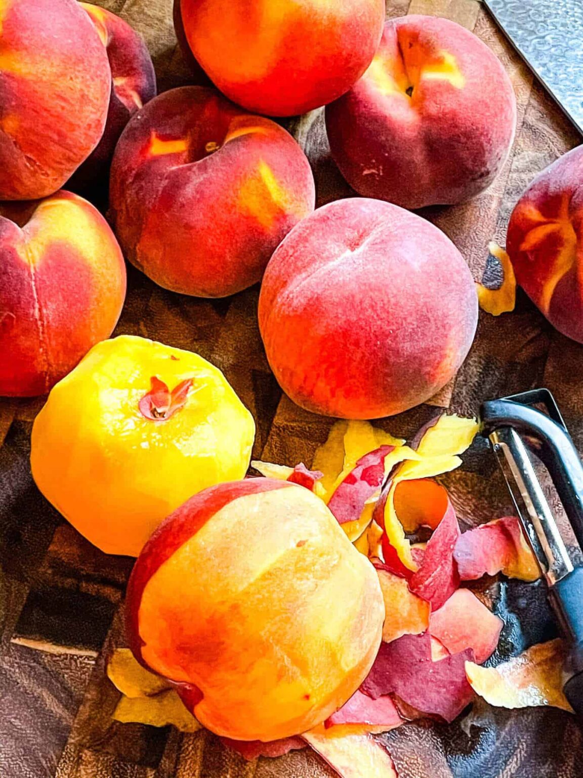 How to Peel a Peach - Three Olives Branch