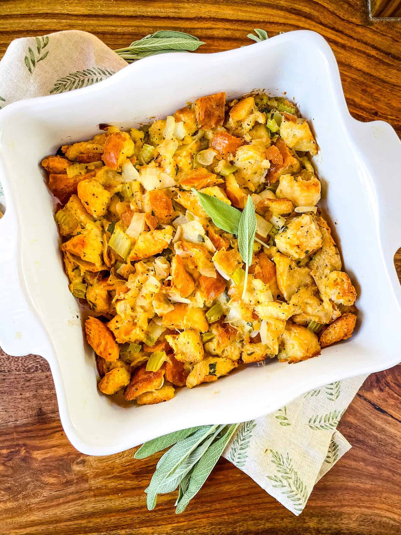 Onion and Sage Stuffing (Dressing) - Three Olives Branch