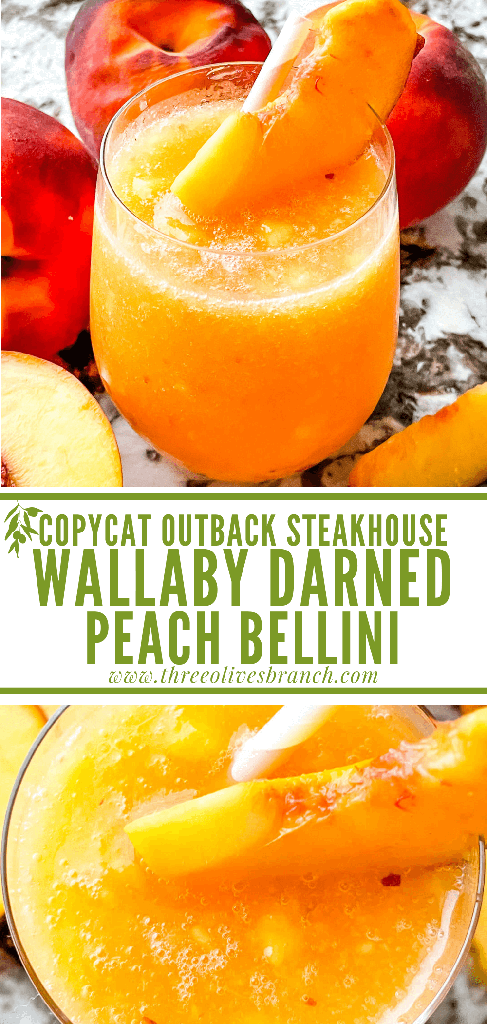 Copycat Outback Steakhouse Wallaby Darned Peach Cocktail - Three Olives ...
