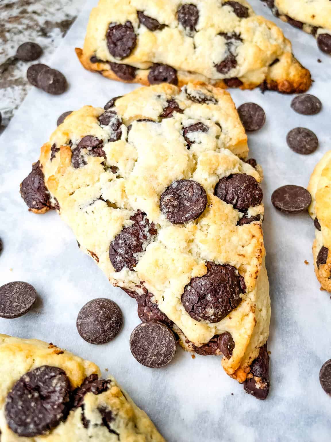 Chocolate Chip Scones Recipe - Three Olives Branch