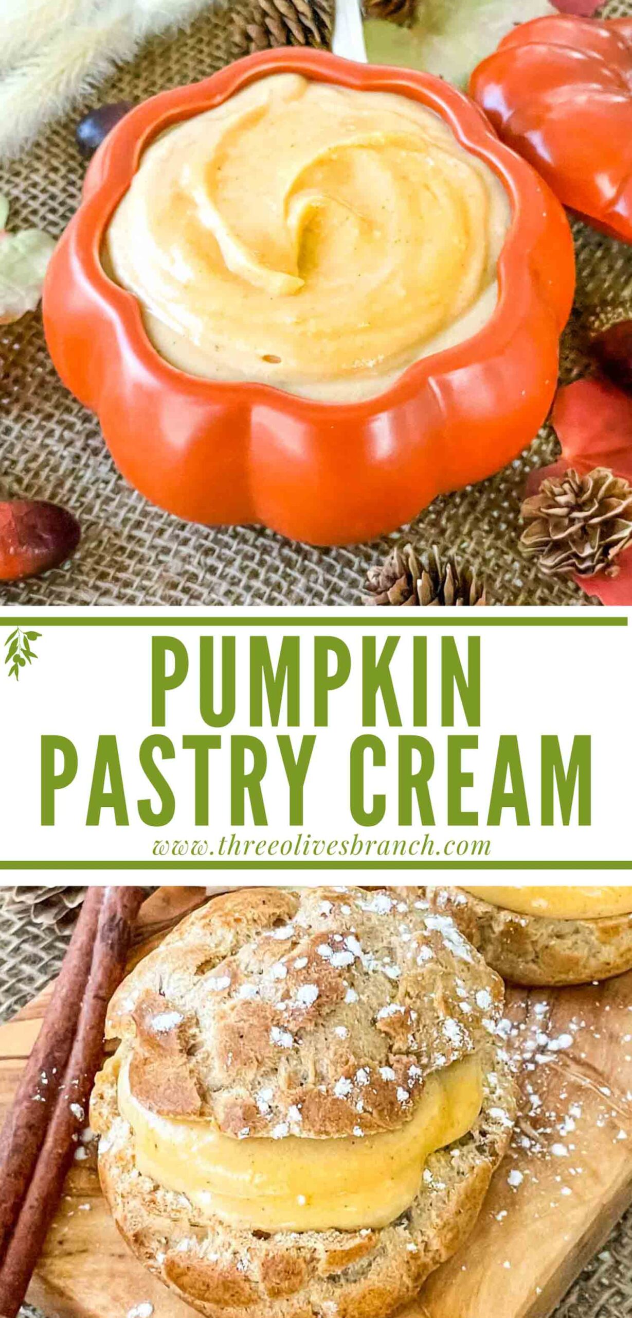 Pumpkin Pastry Cream - Three Olives Branch