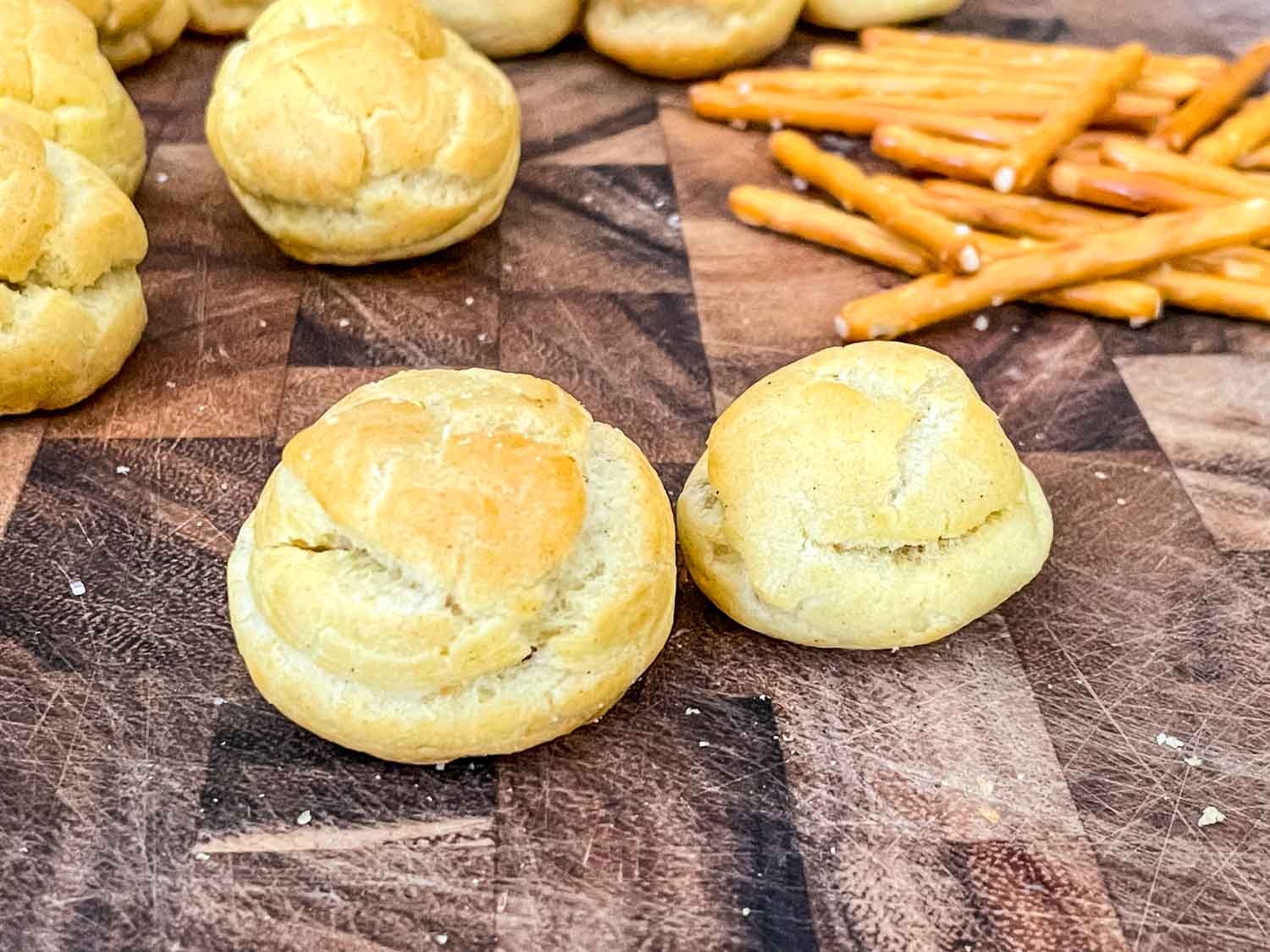 Snowman Cream Puffs - Three Olives Branch