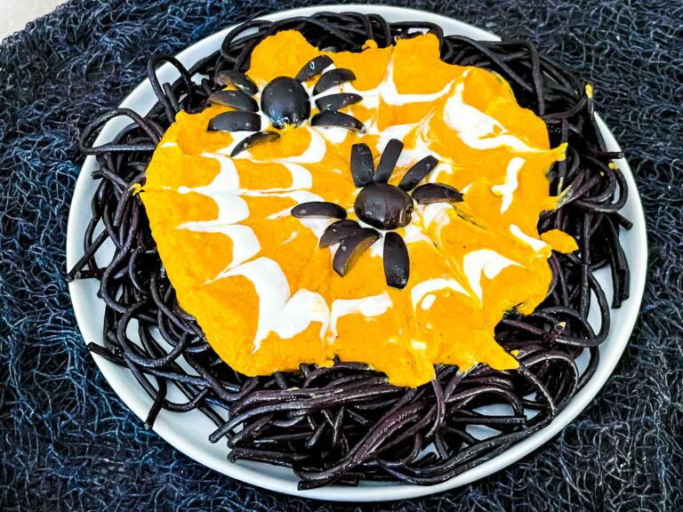 Spider Spooky Pasta - Three Olives Branch