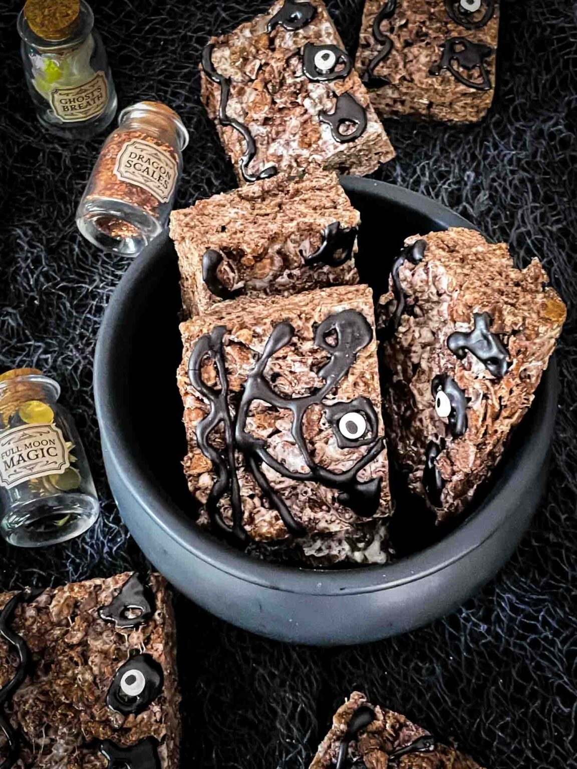 Hocus Pocus Spell Book Rice Krispies Treats - Three Olives Branch