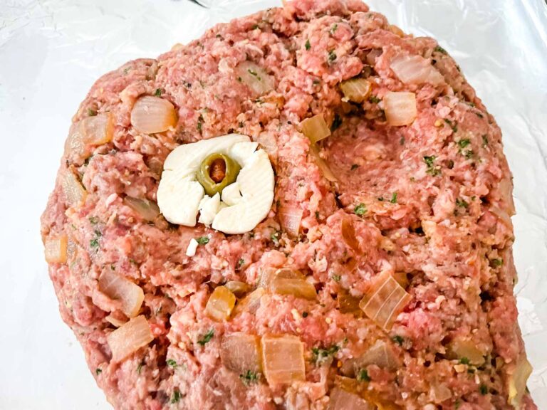 Halloween Mummy Meatloaf - Three Olives Branch