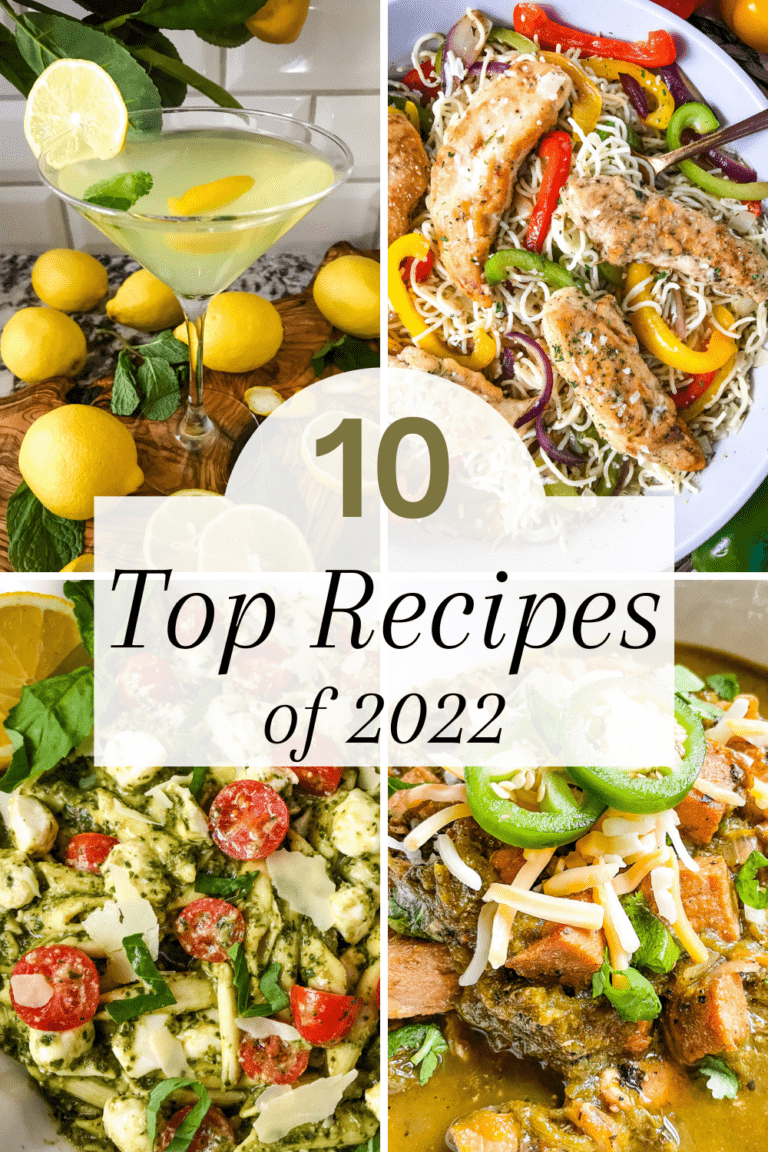 Top 10 Recipes of 2022 - Three Olives Branch