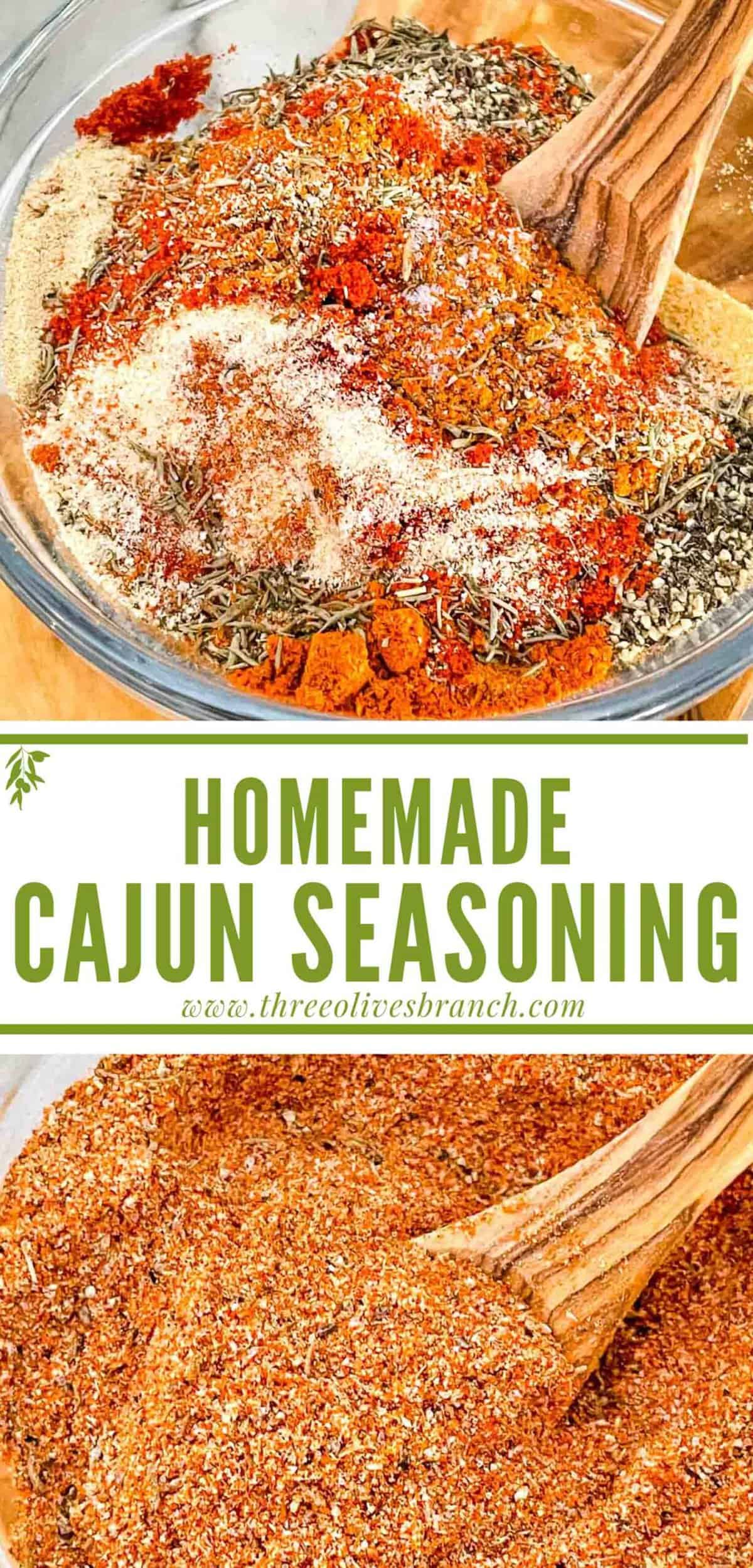 Homemade Cajun Seasoning - Three Olives Branch