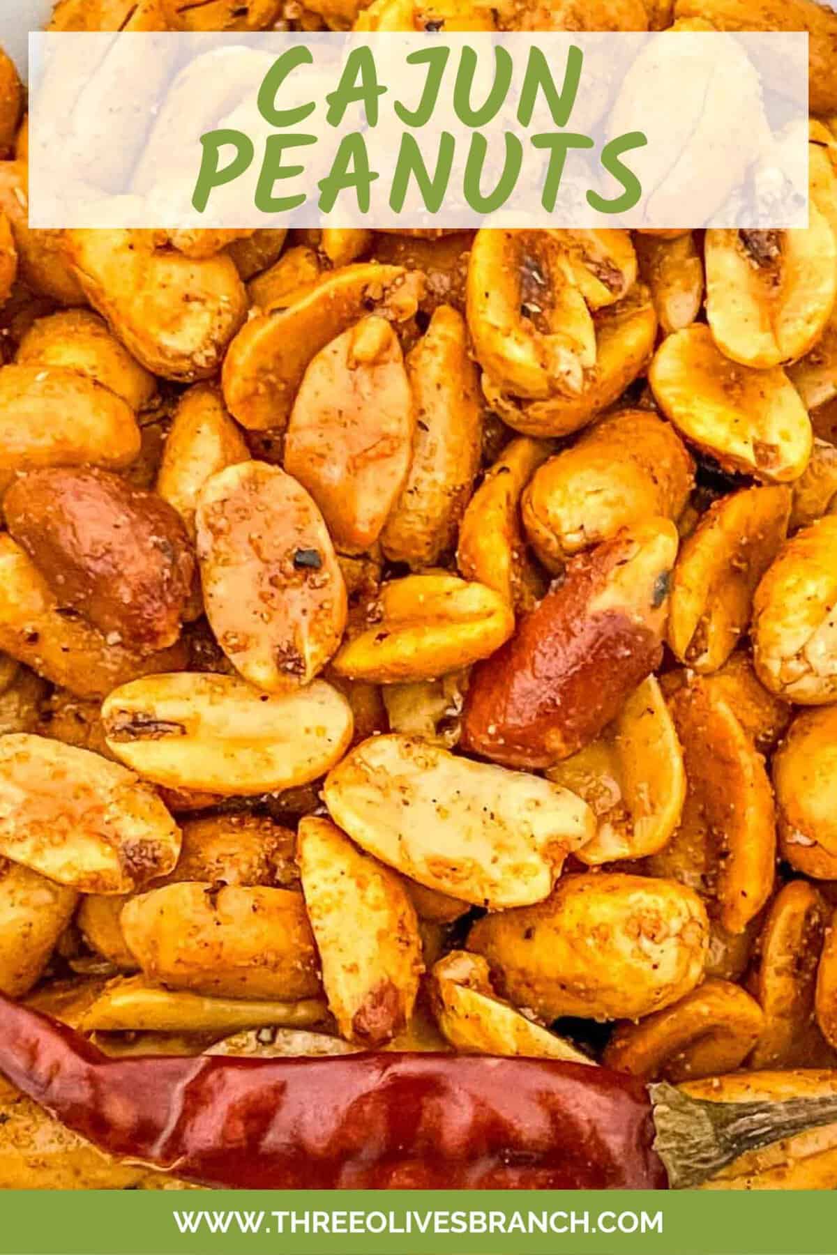 Cajun Spiced Peanuts - Three Olives Branch