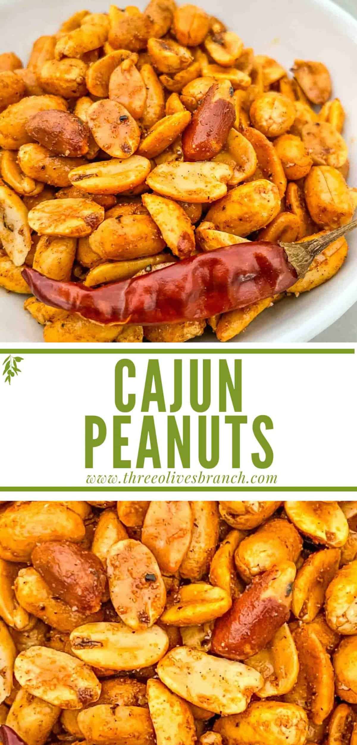 Cajun Spiced Peanuts - Three Olives Branch