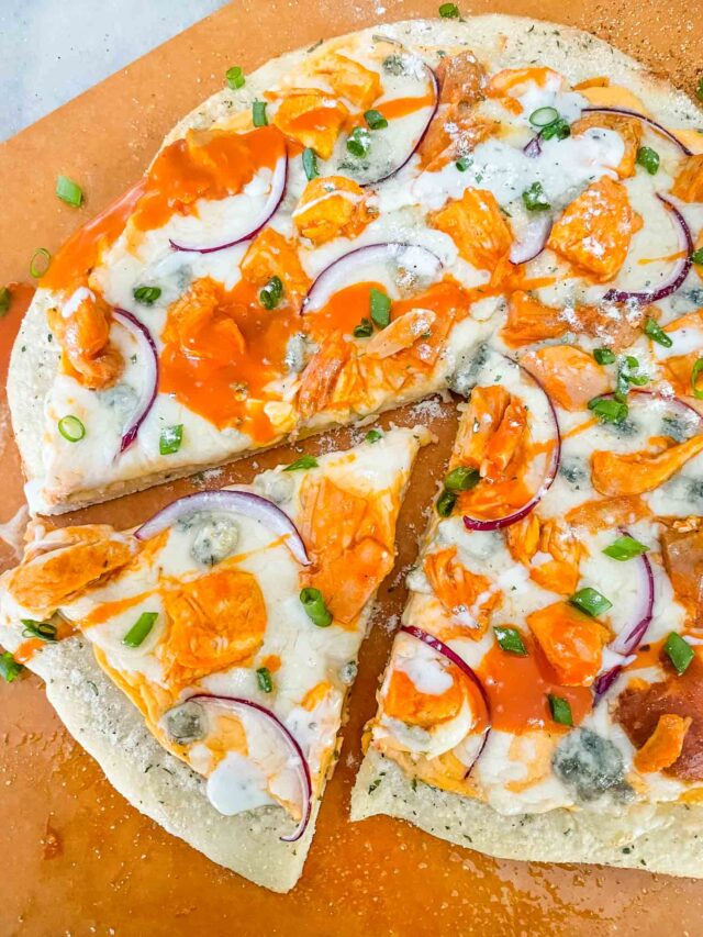 Buffalo Chicken Pizza - Three Olives Branch