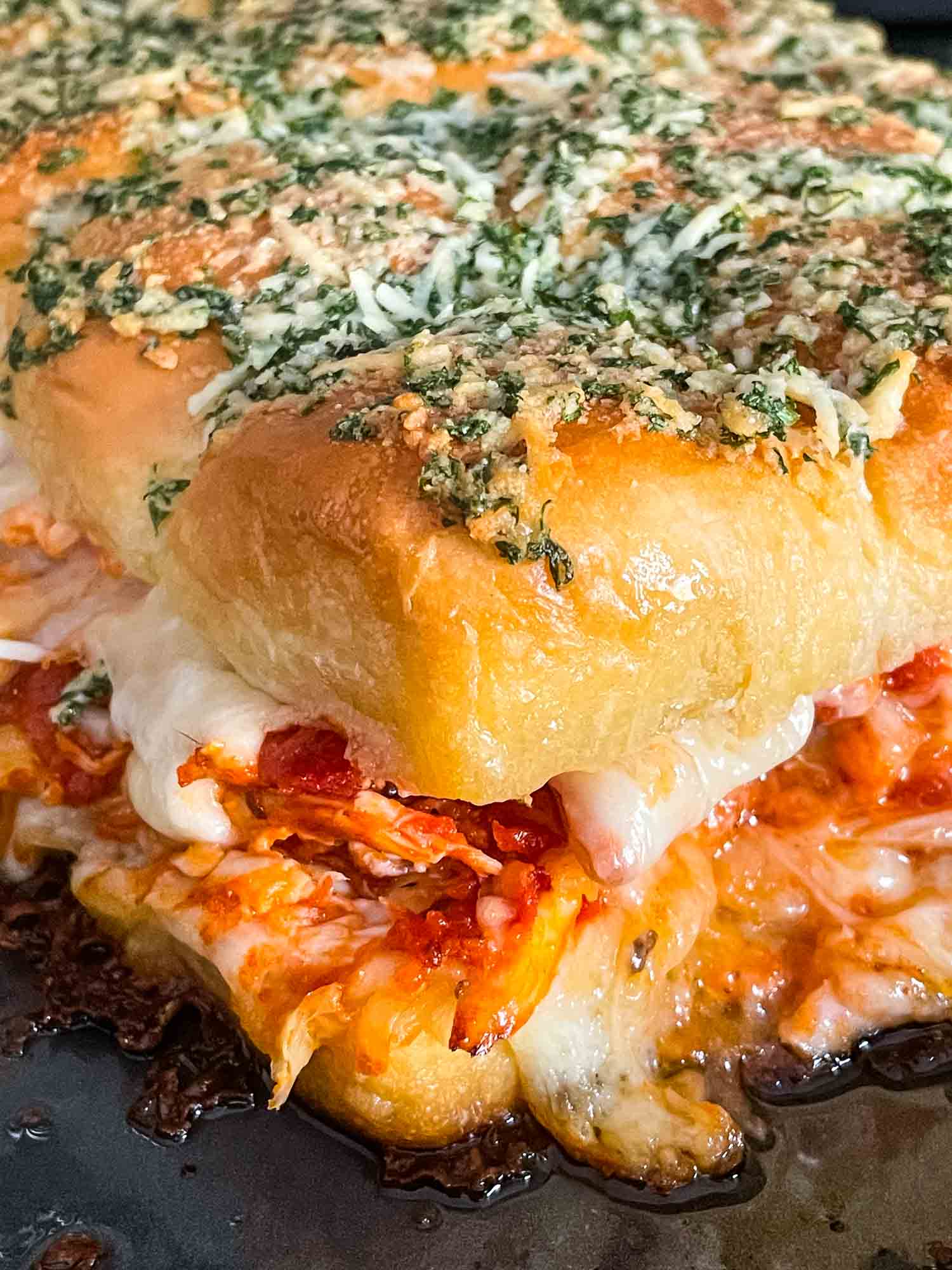 Chicken Parm Sliders - Three Olives Branch