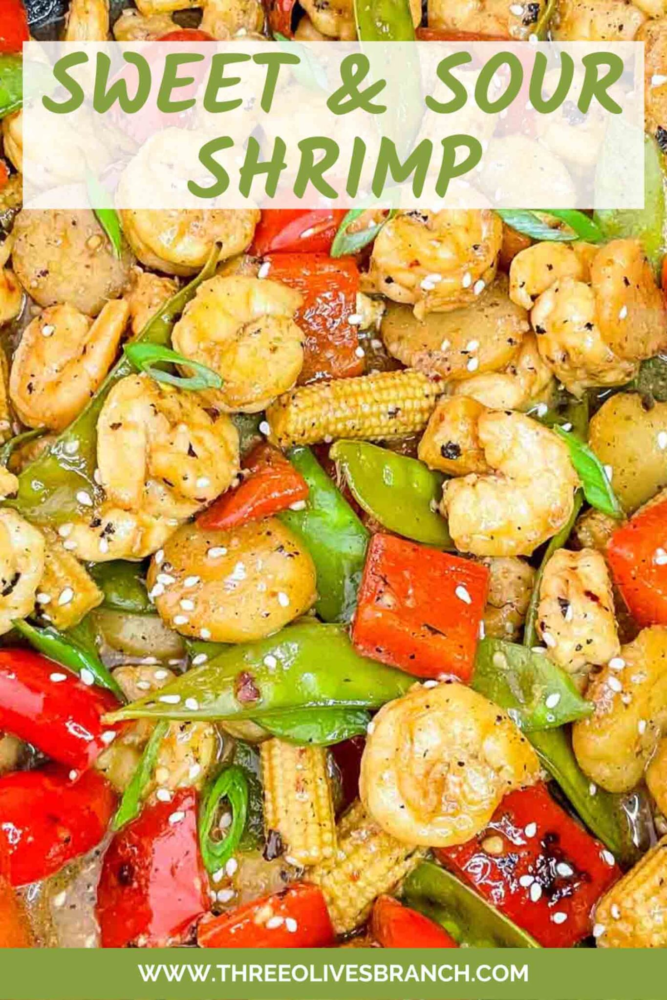 Sweet and Sour Shrimp Stir Fry - Three Olives Branch