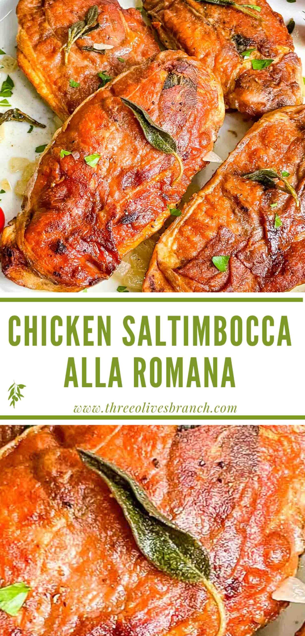 Italian Chicken Saltimbocca alla Romana Recipe - Three Olives Branch