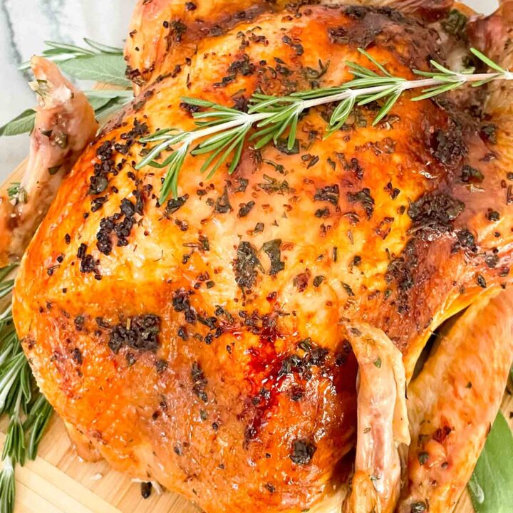 Italian Herb Butter Roasted Turkey - Three Olives Branch