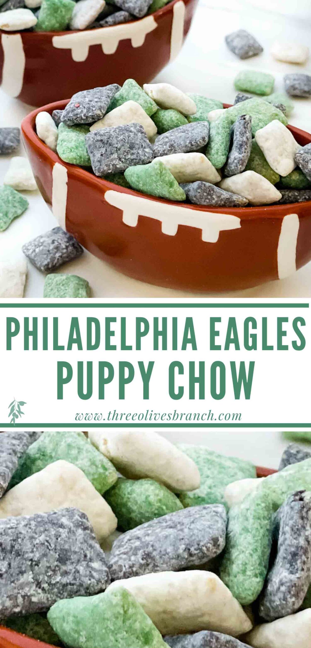 Philadelphia Eagles Puppy Chow - Three Olives Branch