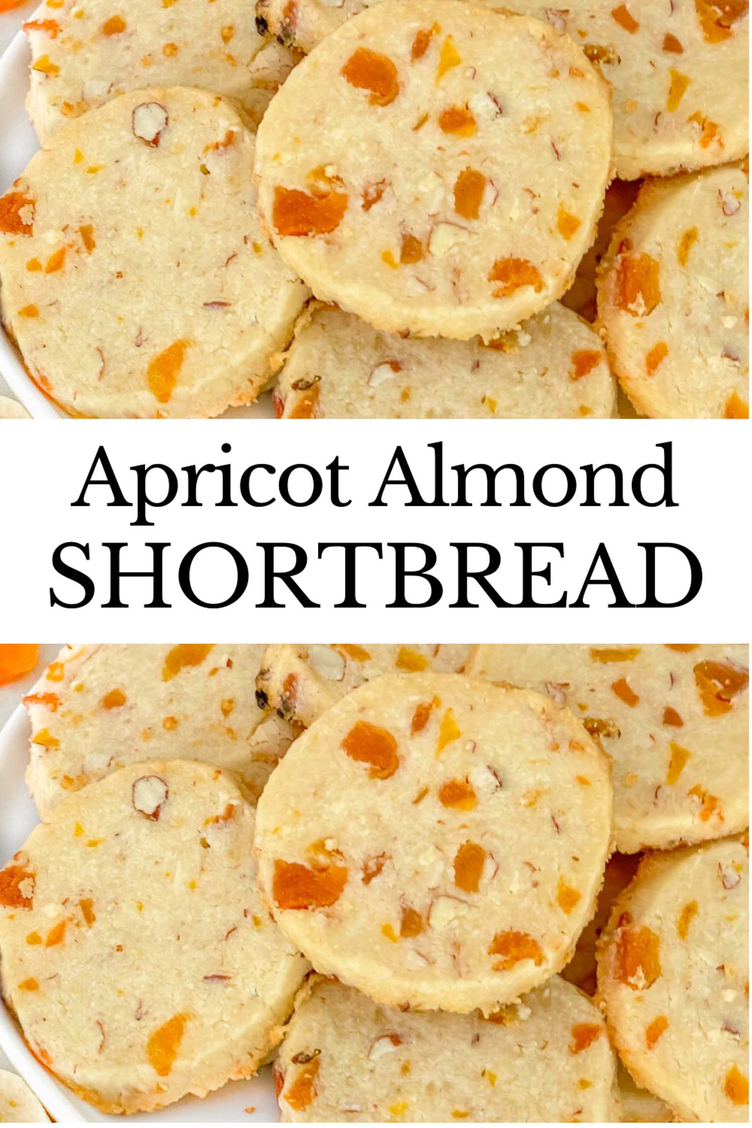 Apricot Almond Shortbread Cookies - Three Olives Branch