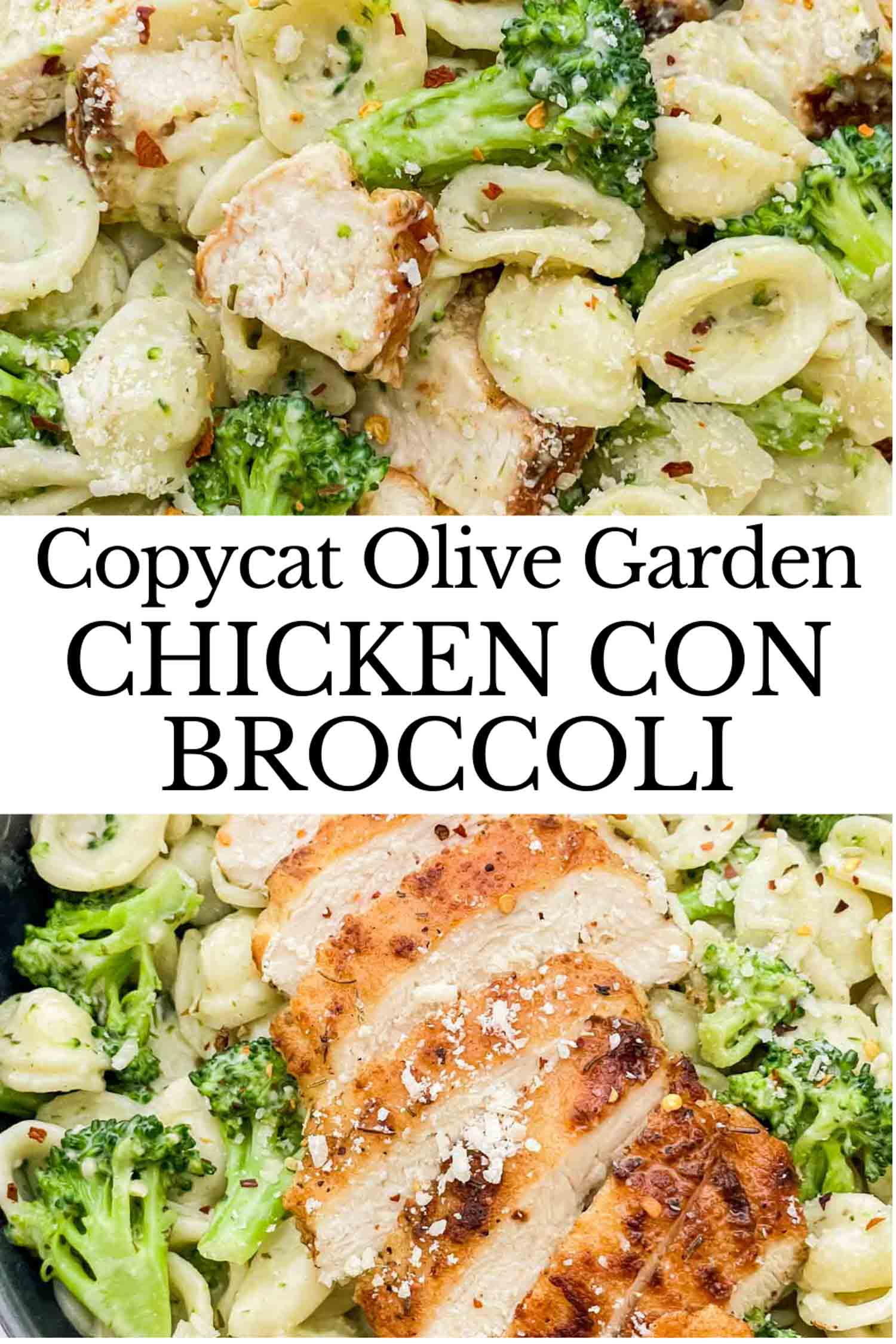 Copycat Olive Garden Chicken con Broccoli - Three Olives Branch
