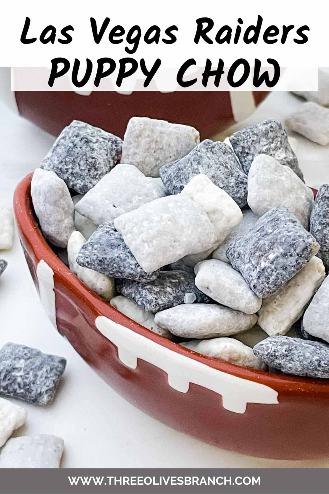 Las Vegas Raiders Puppy Chow - Three Olives Branch