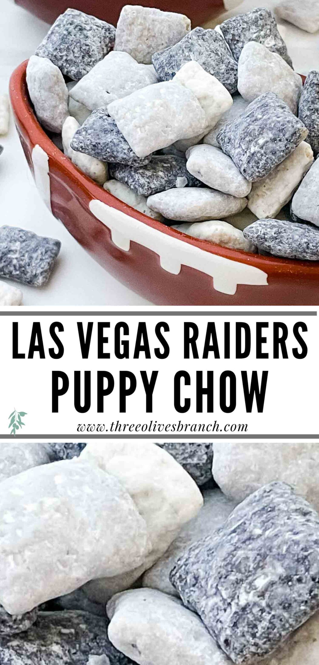 Las Vegas Raiders Puppy Chow - Three Olives Branch