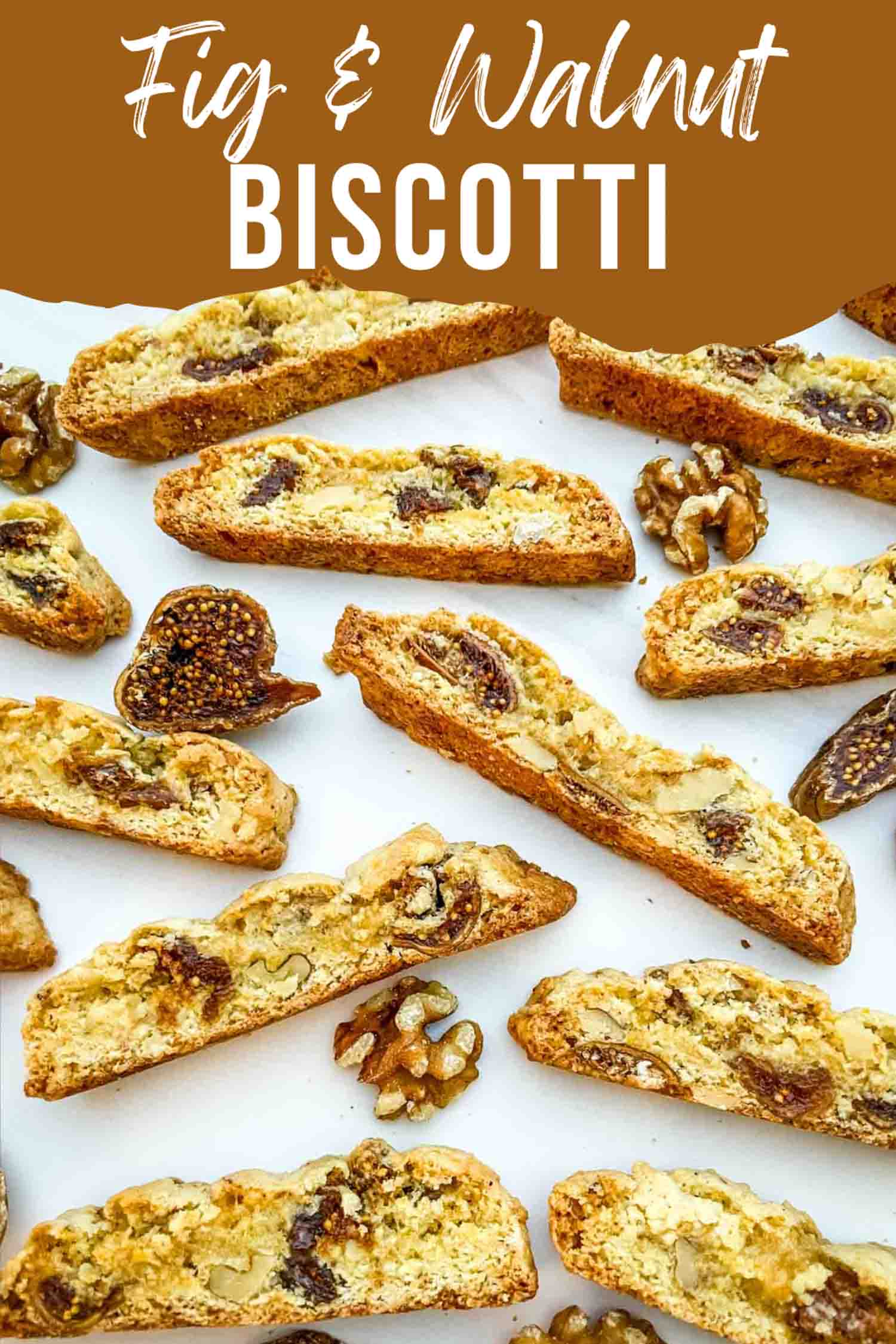 Fig Walnut Biscotti - Three Olives Branch