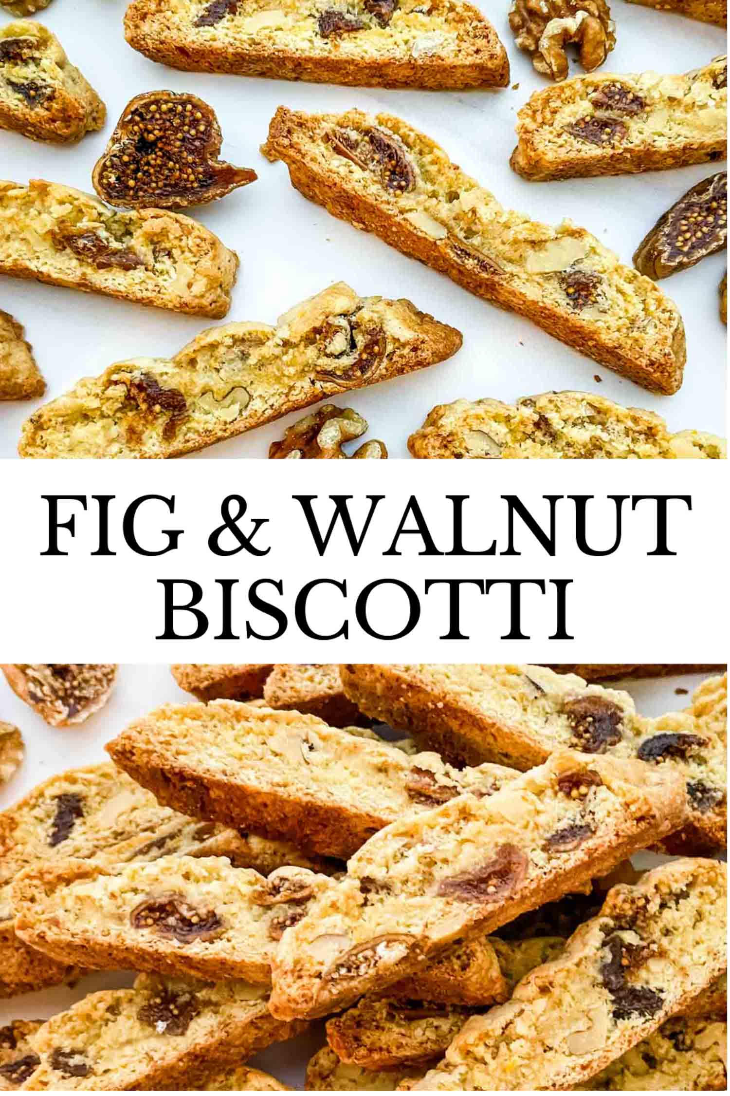Fig Walnut Biscotti - Three Olives Branch