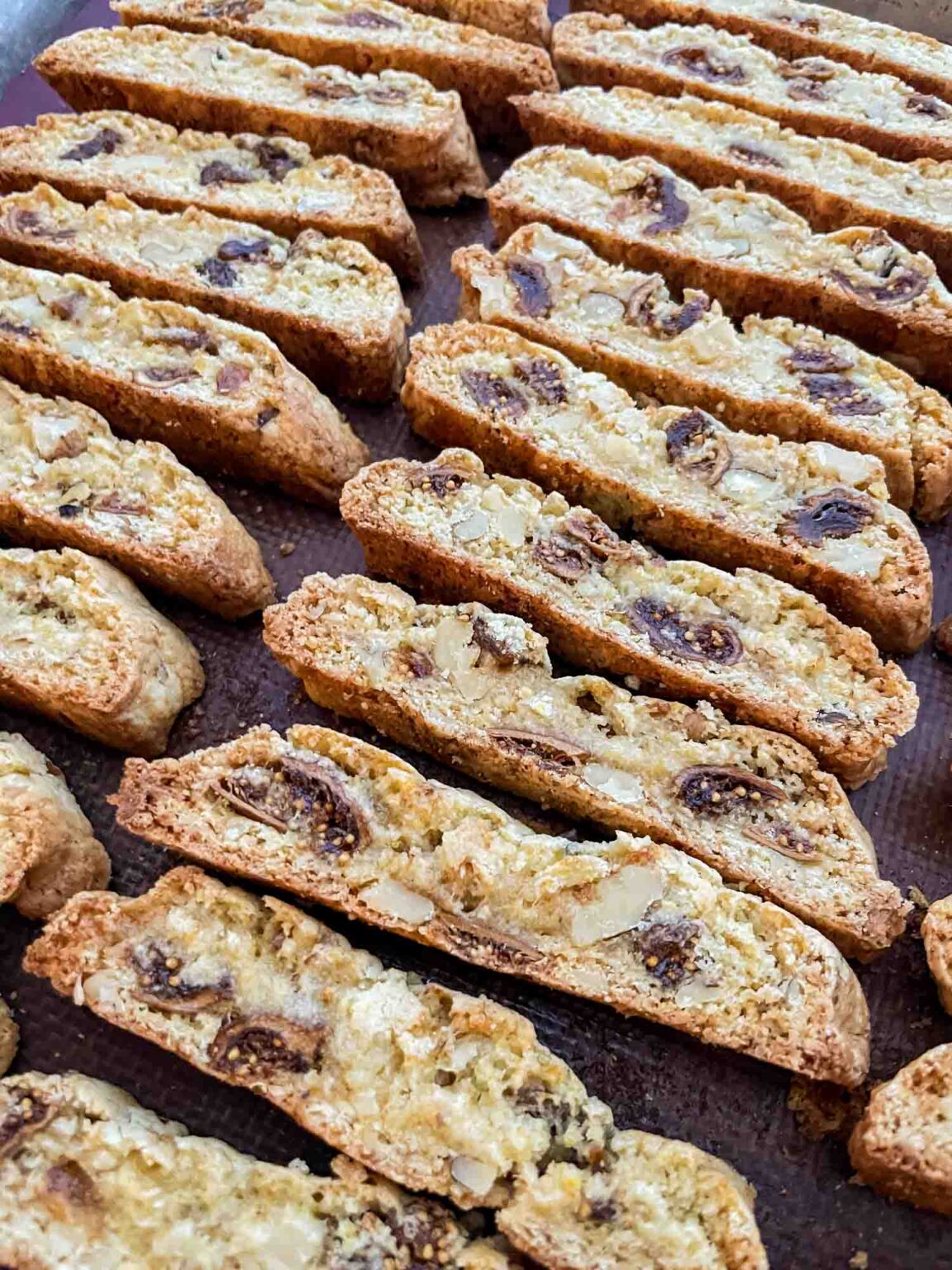Fig Walnut Biscotti - Three Olives Branch
