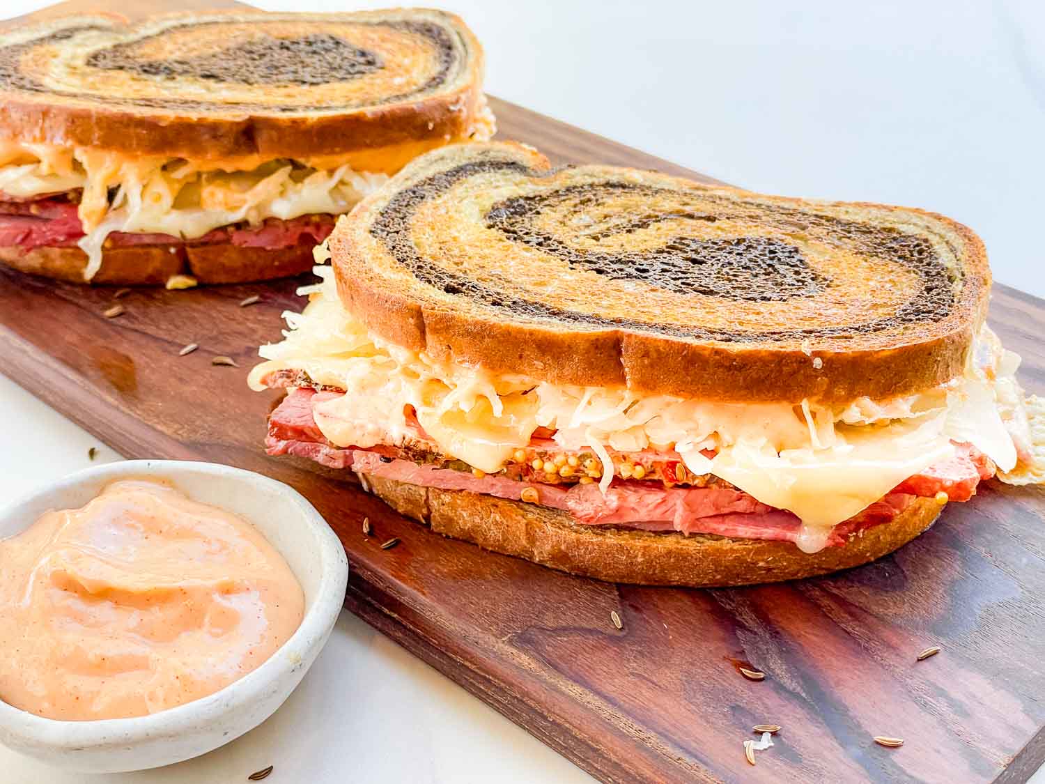 Pastrami Reuben Sandwich Recipe - Three Olives Branch
