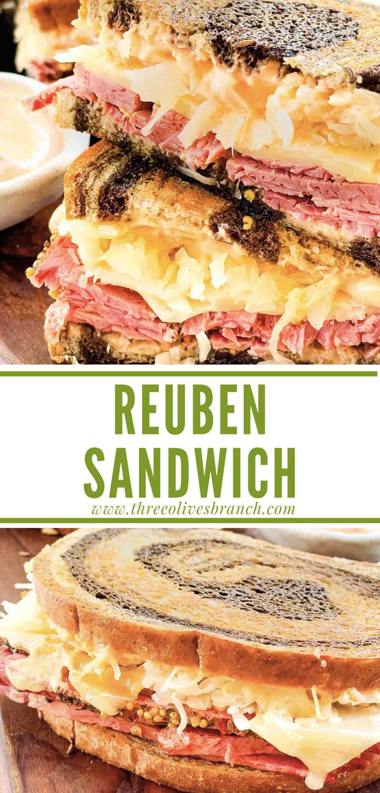 Pastrami Reuben Sandwich Recipe - Three Olives Branch