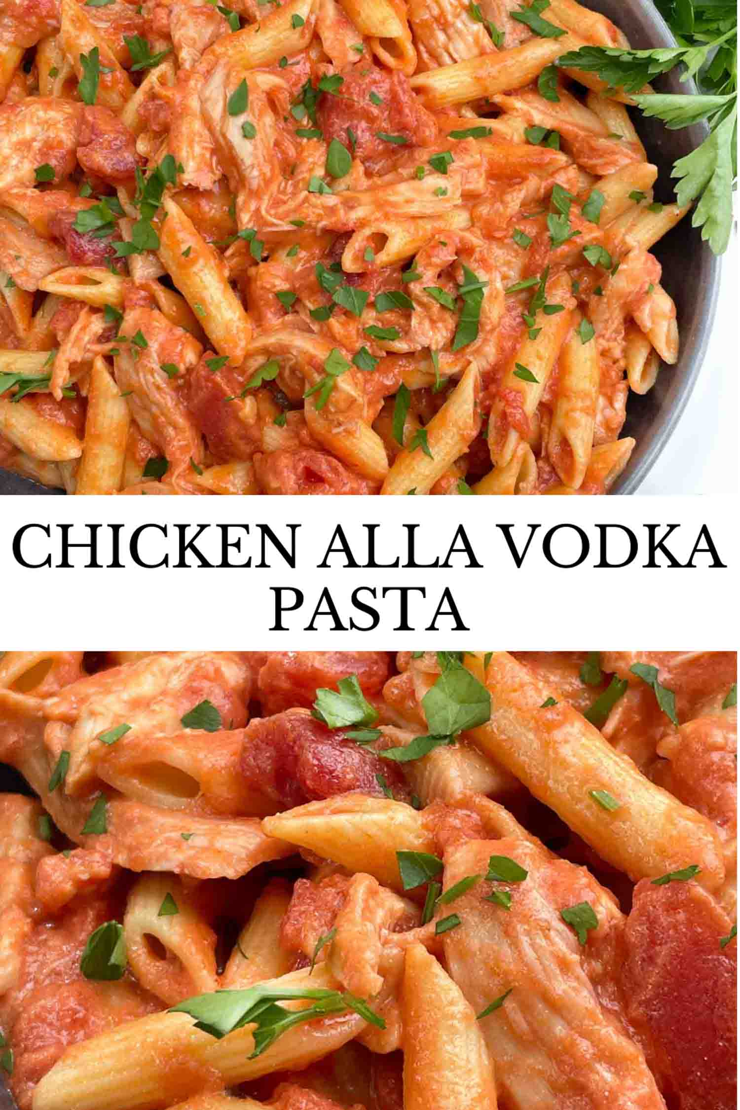 Chicken alla Vodka Pasta - Three Olives Branch