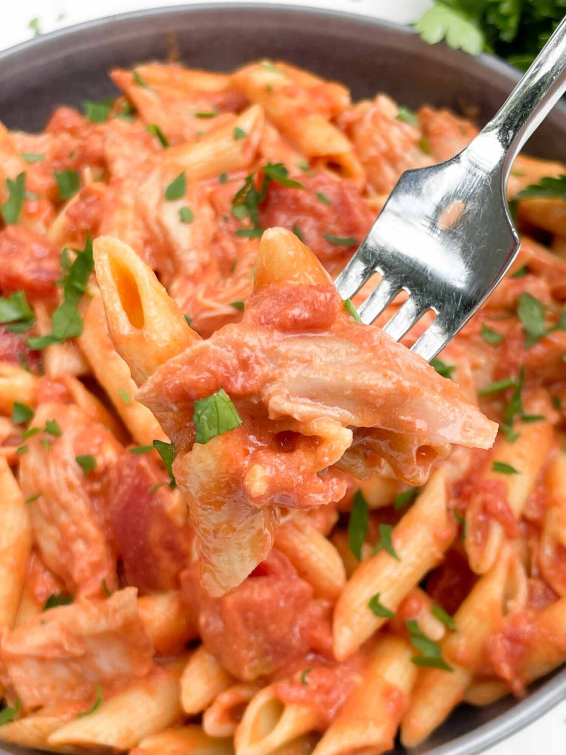 Chicken alla Vodka Pasta - Three Olives Branch