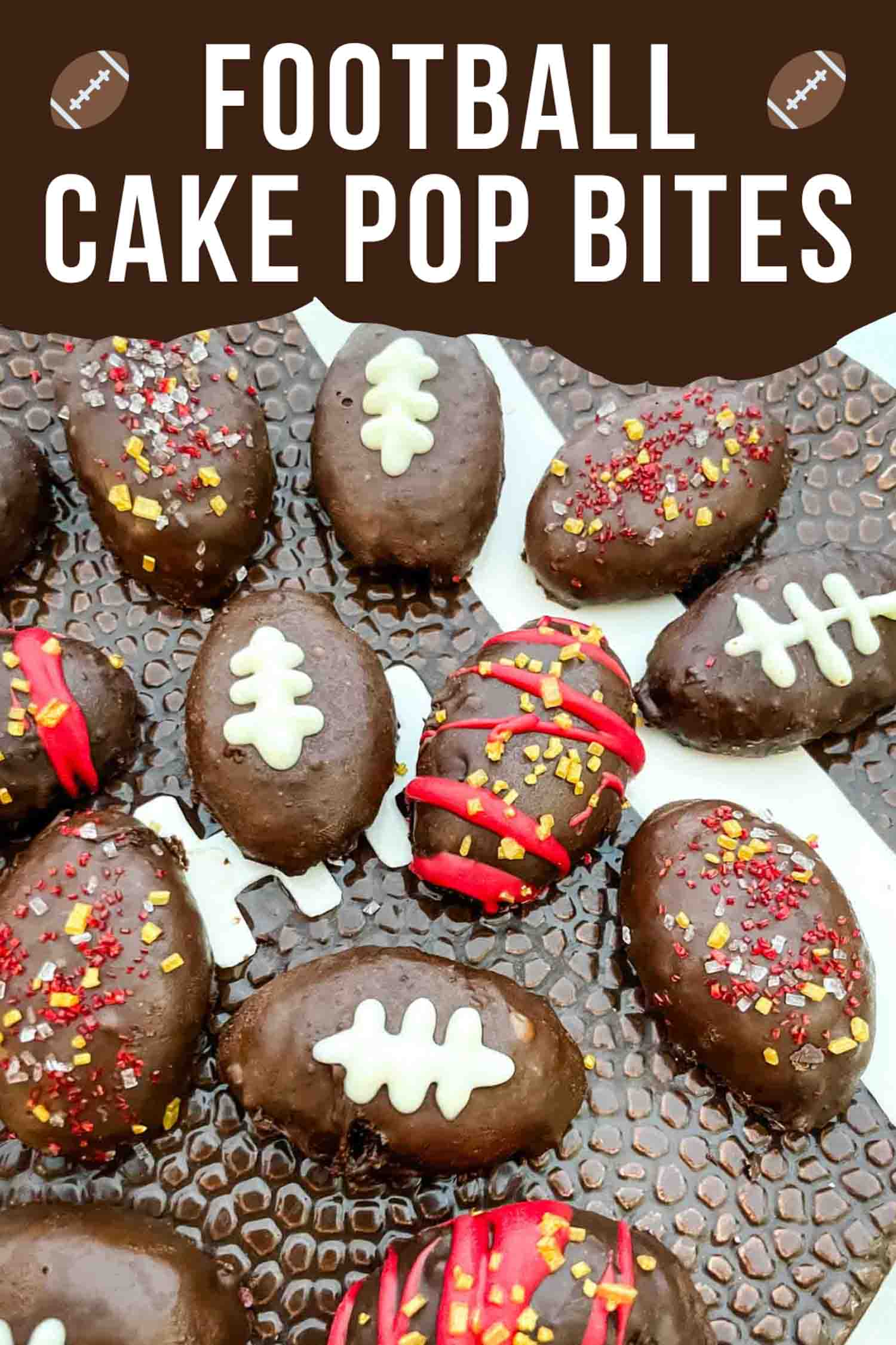 Football Cake Pops - Three Olives Branch